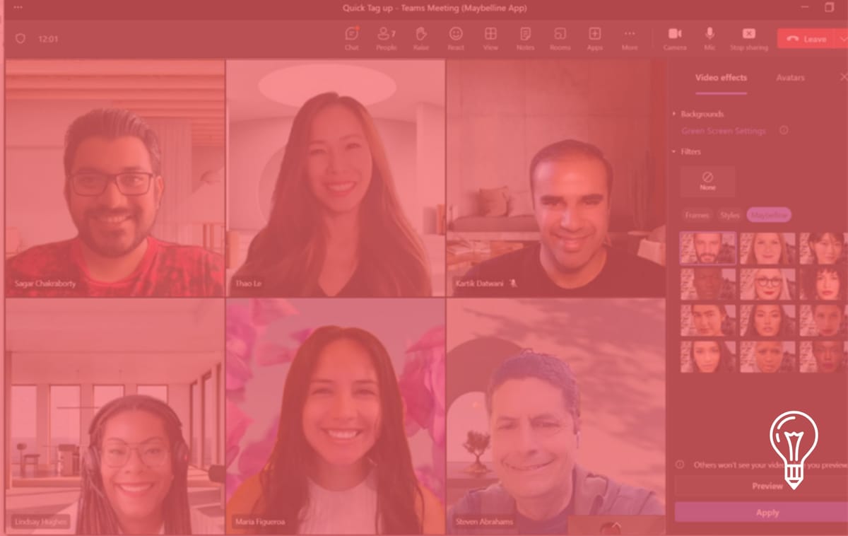 Maybelline & Microsoft Teams